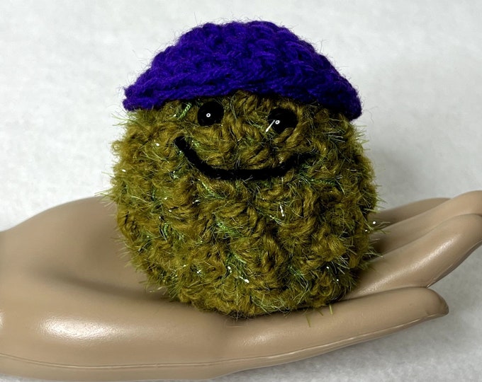 Small Handmade Crochet Nug Buddy Plushie With Removable Hat - Etsy