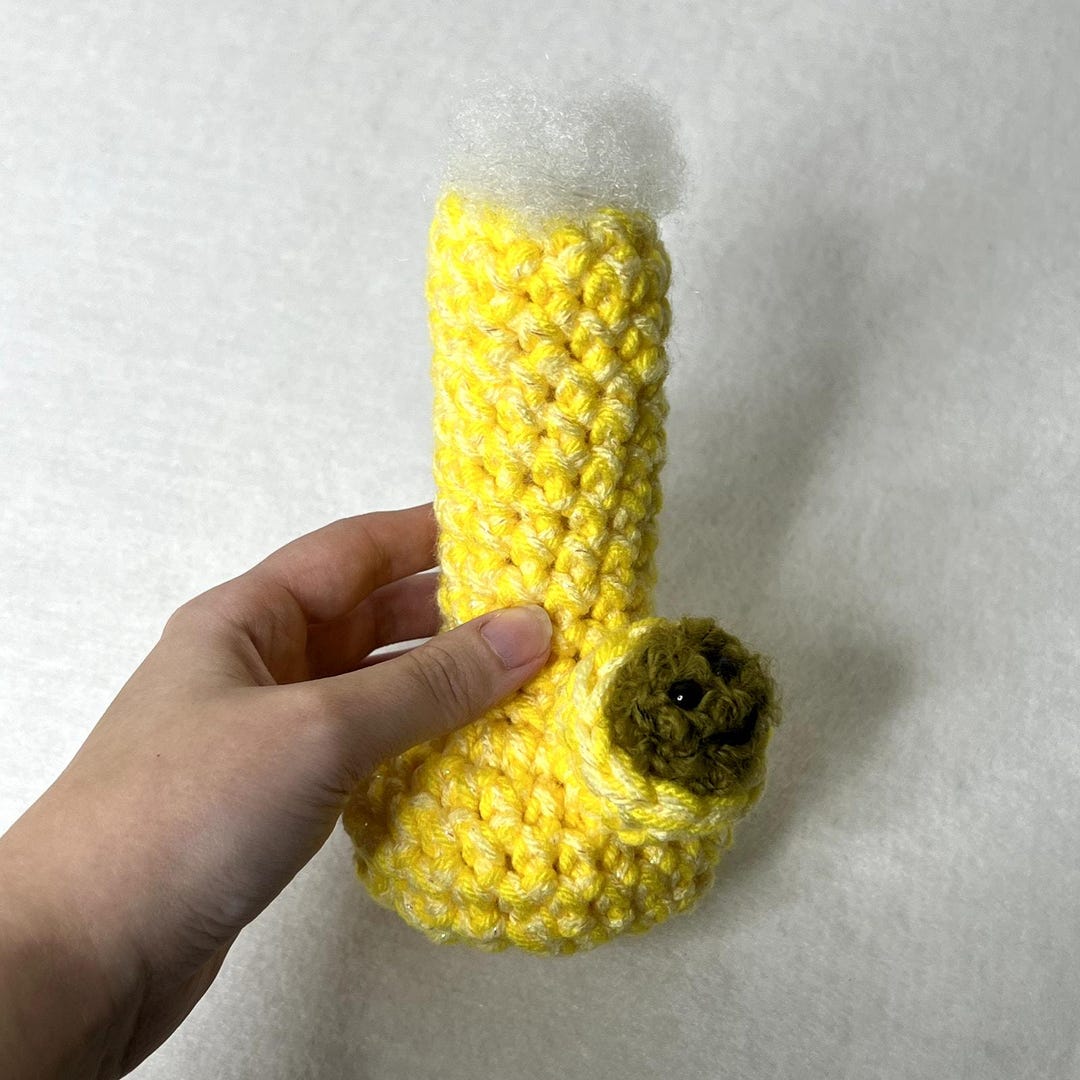 Handmade Crochet Nug Buddy Bong Plushie With Removable Nug - Etsy