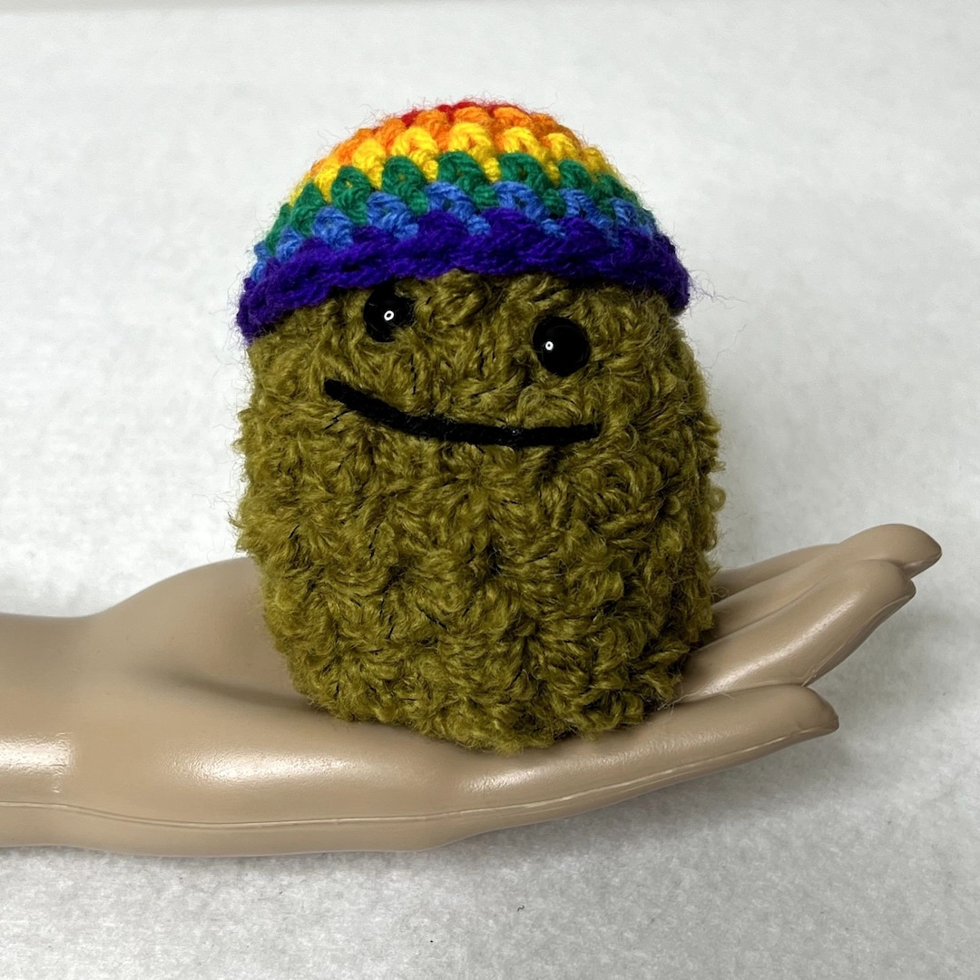 Handmade Crochet Nug Buddy Plushie With Removable Hat - Etsy