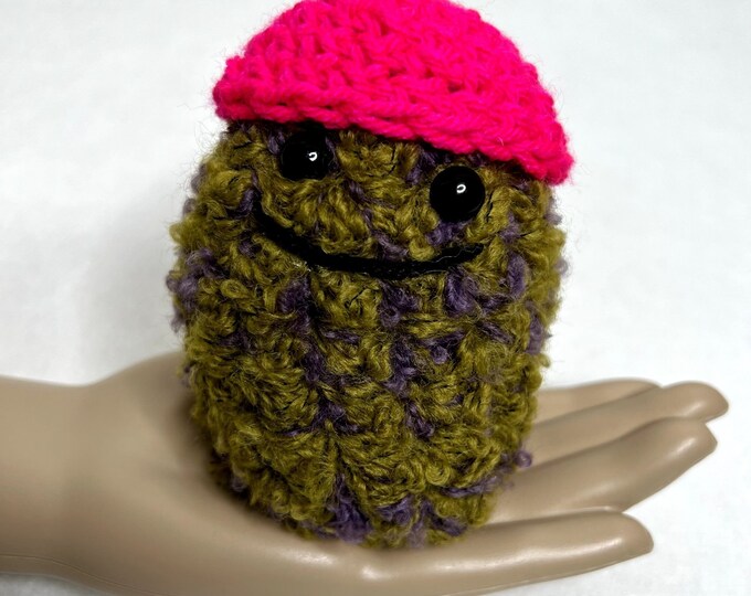 Handmade Crochet Nug Buddy Plushie With Removable Hat - Etsy