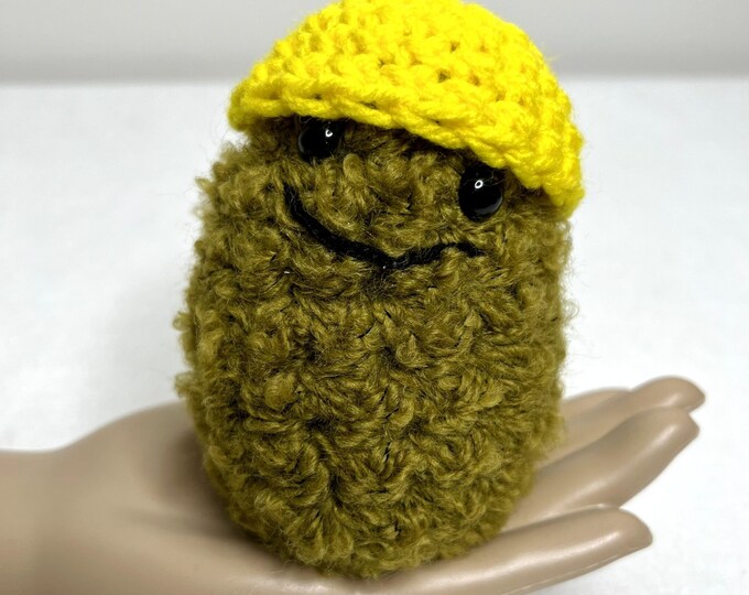 Handmade Crochet Nug Buddy Plushie With Removable Hat - Etsy