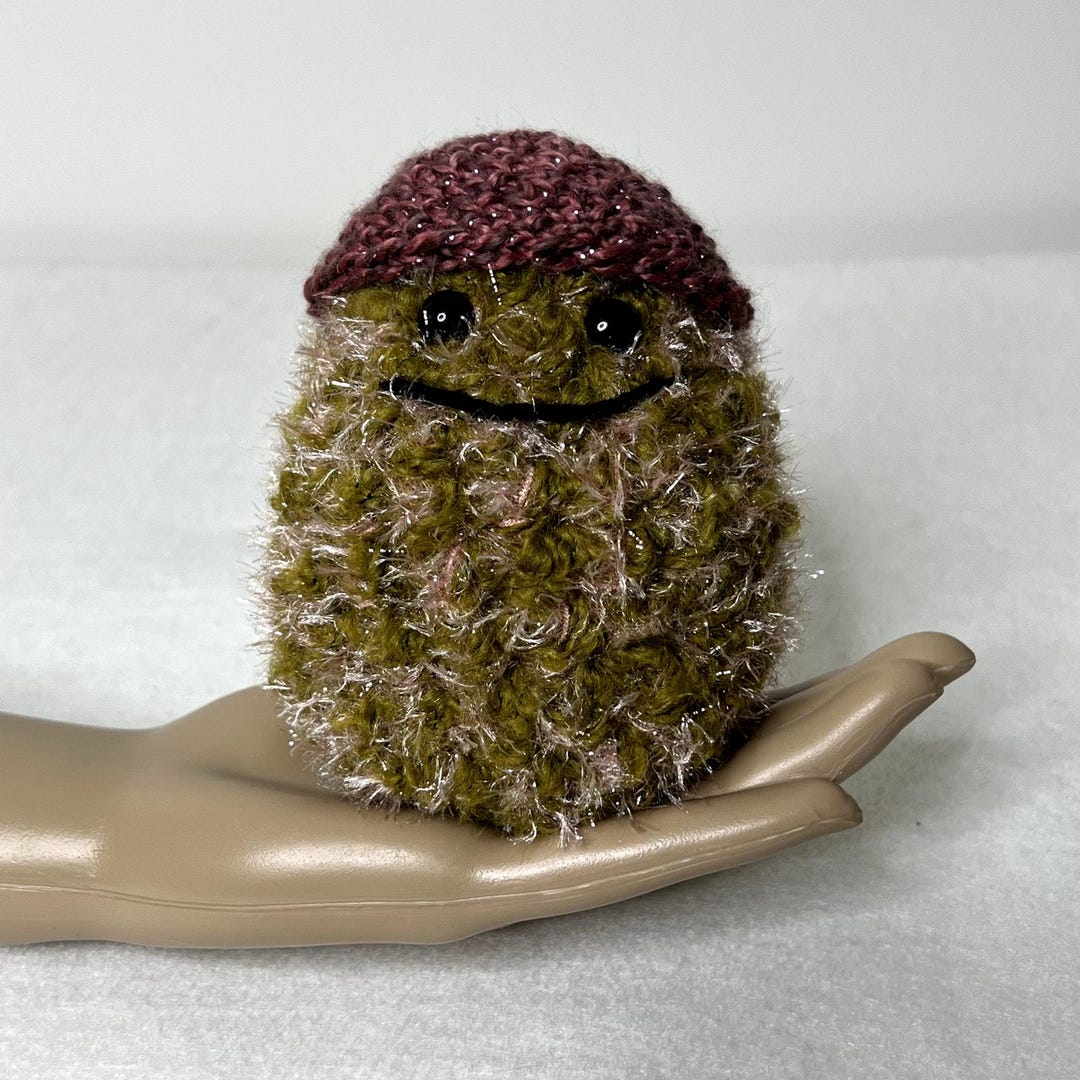 Handmade Crochet Nug Buddy Plushie With Removable Hat - Etsy