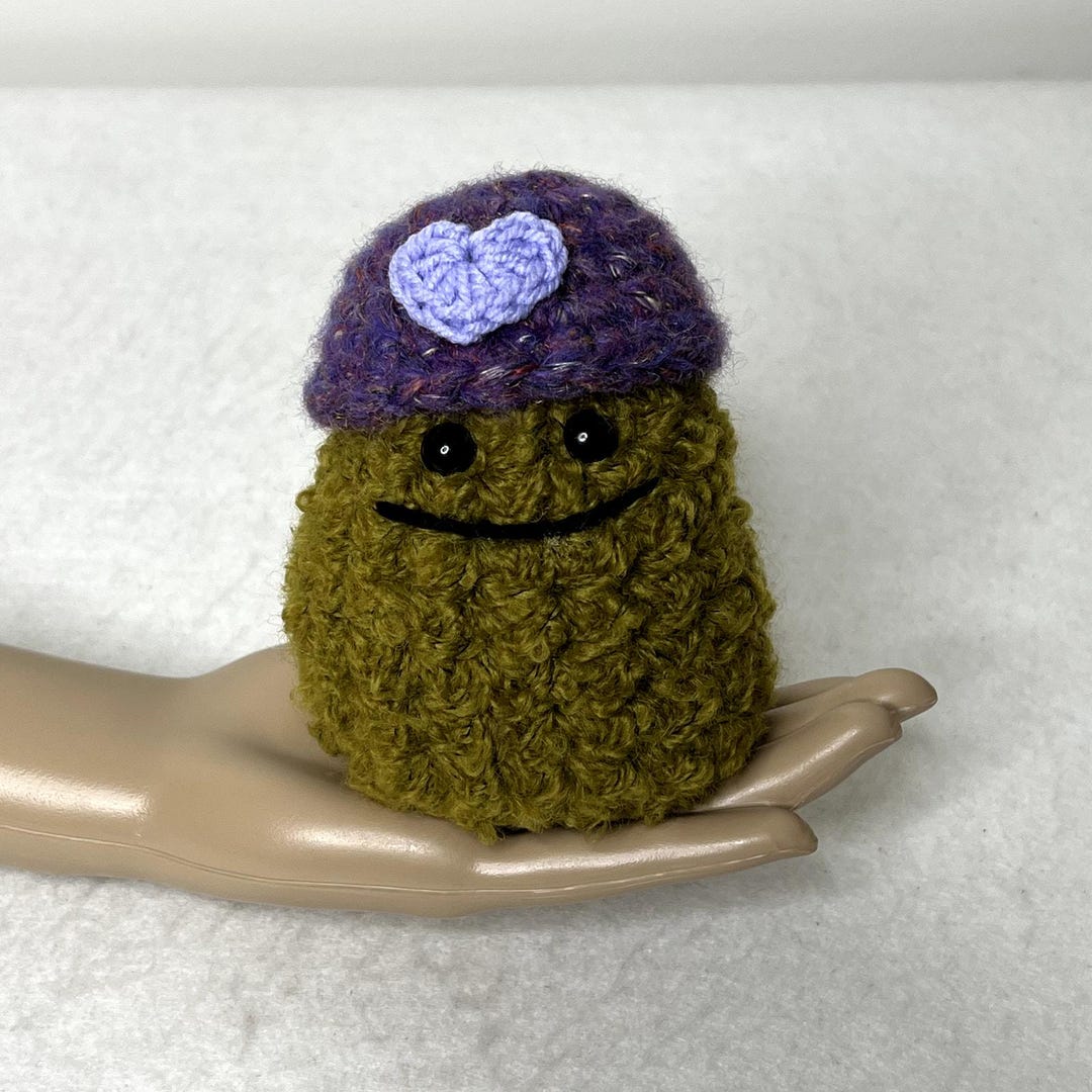 Handmade Crochet Nug Buddy Plushie With Removable Hat - Etsy