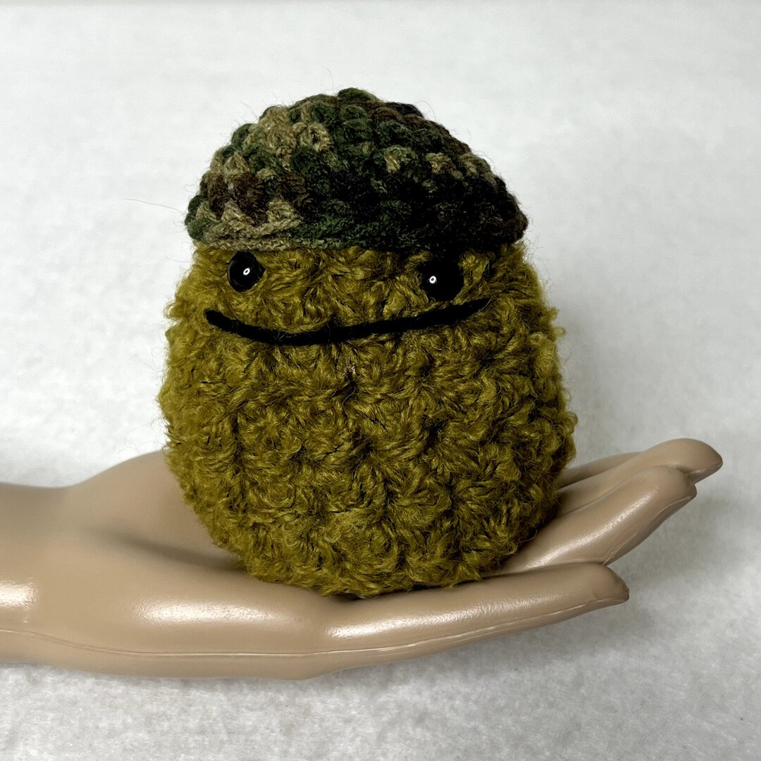 Handmade Crochet Nug Buddy Plushie With Removable Hat - Etsy