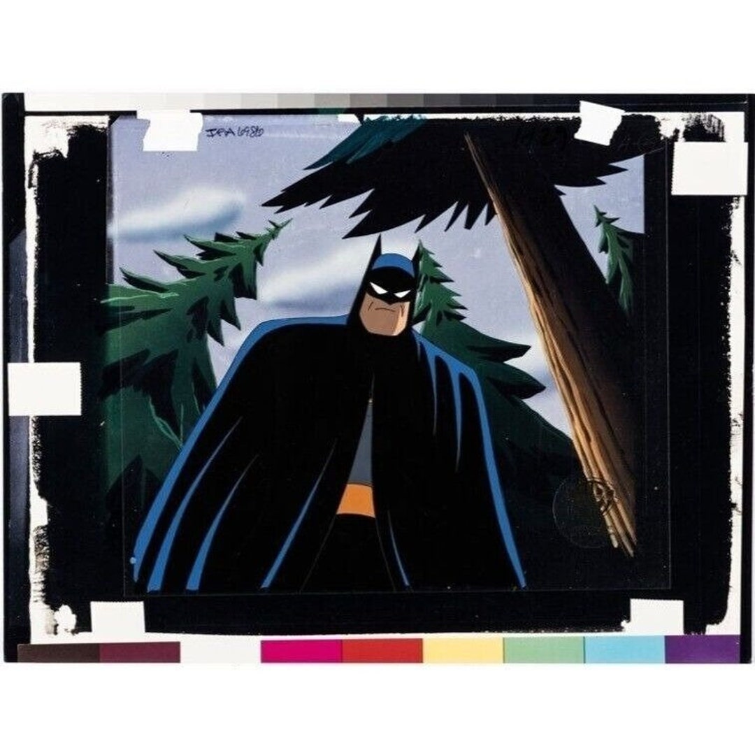 Batman: the Animated Series sideshow Production Cel warner Bros. 1994 W ...