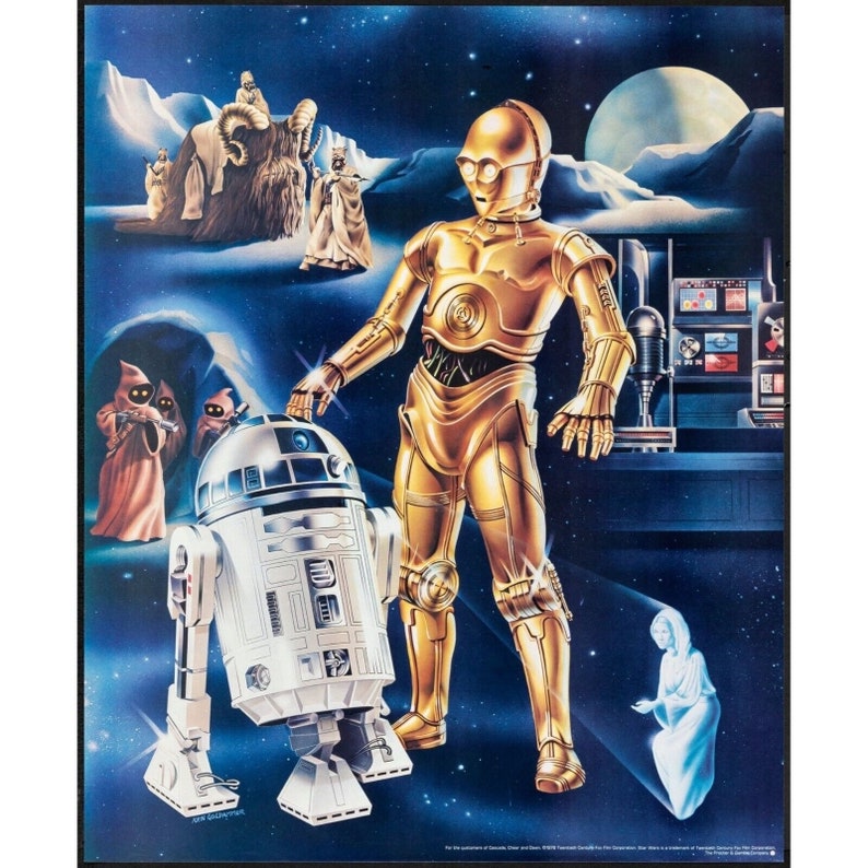 Star Wars Promo Poster Set Proctor & Gamble 1978 18.5x22.75 Ken ...