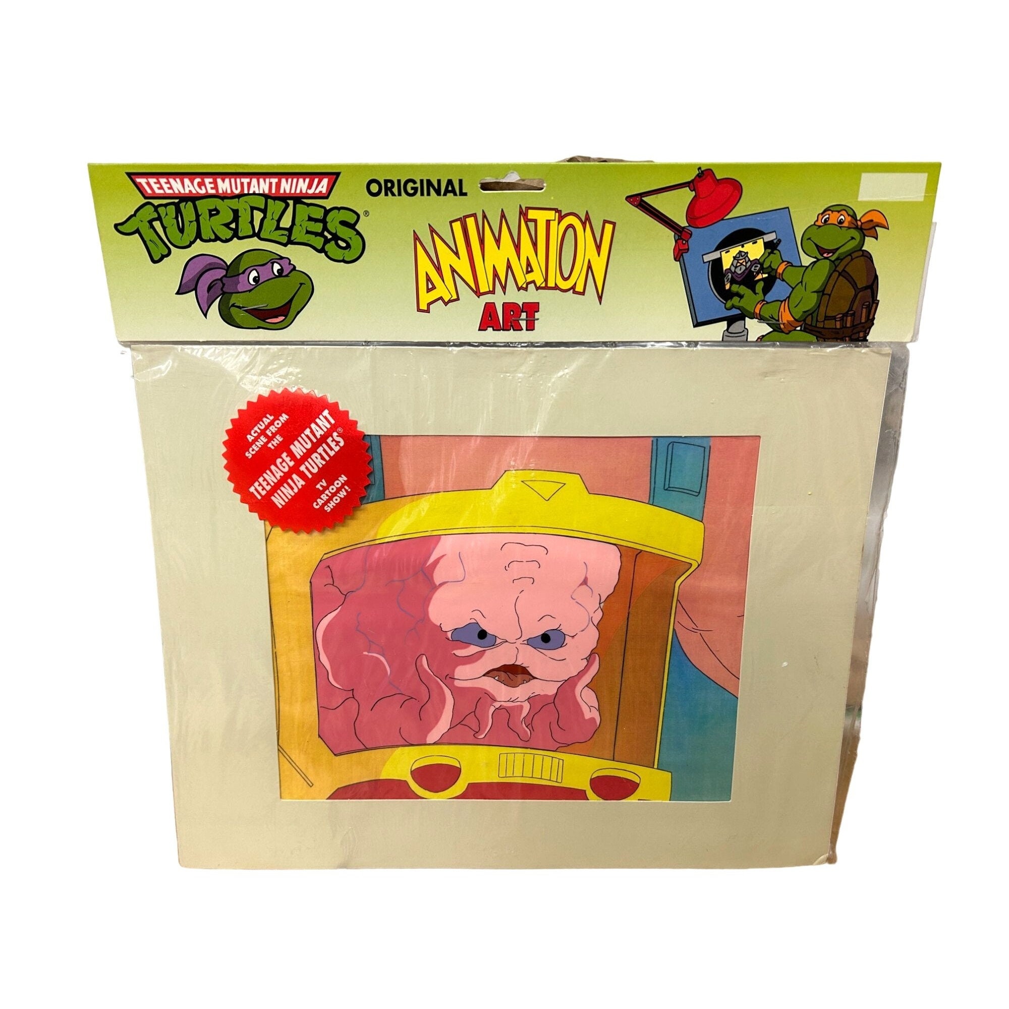 TMNT Original Animation Cel Actual Scene From TV Cartoon KRANG - Etsy
