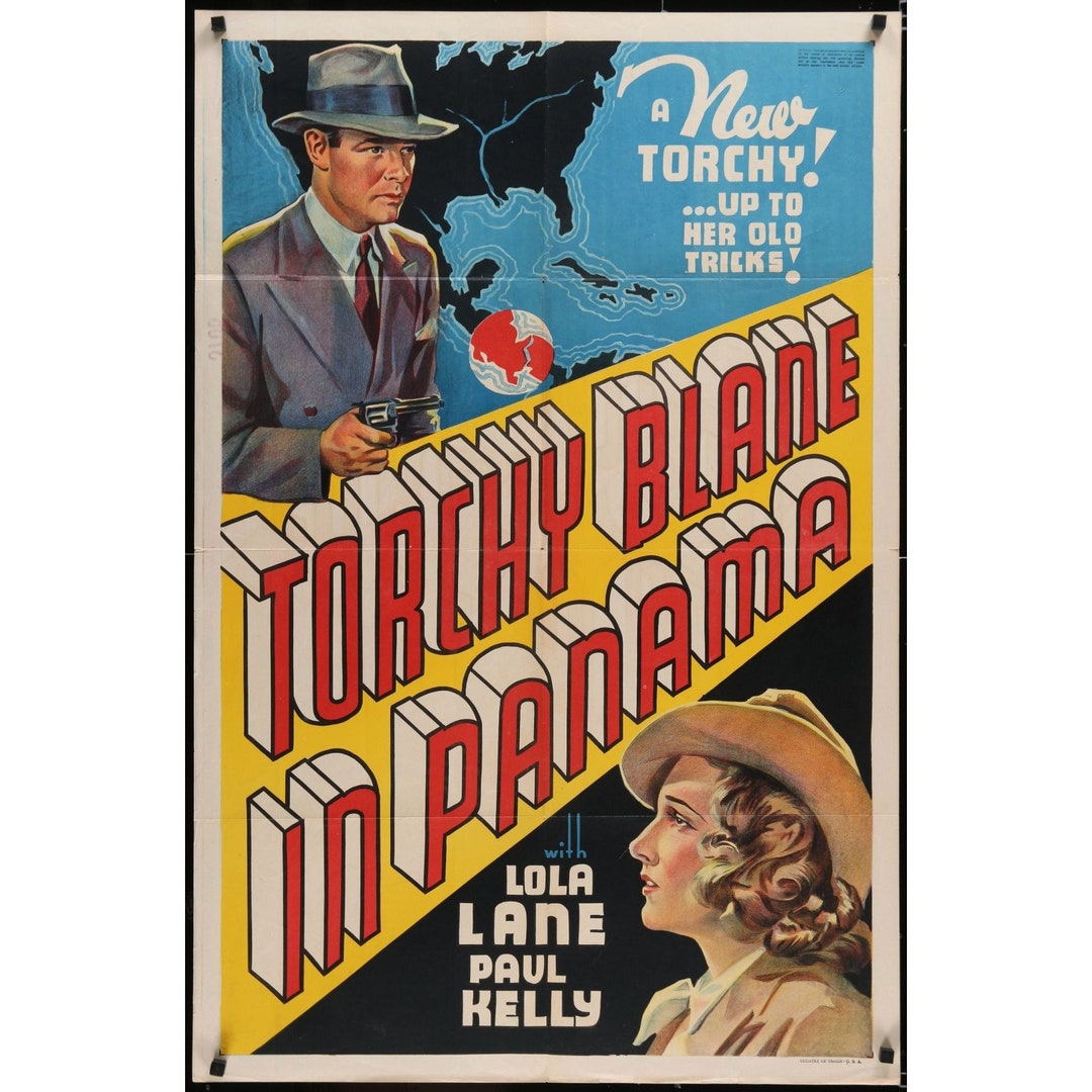 Torchy Blane in Panama 1938 Original One-sheet Mystery Movie Poster ...