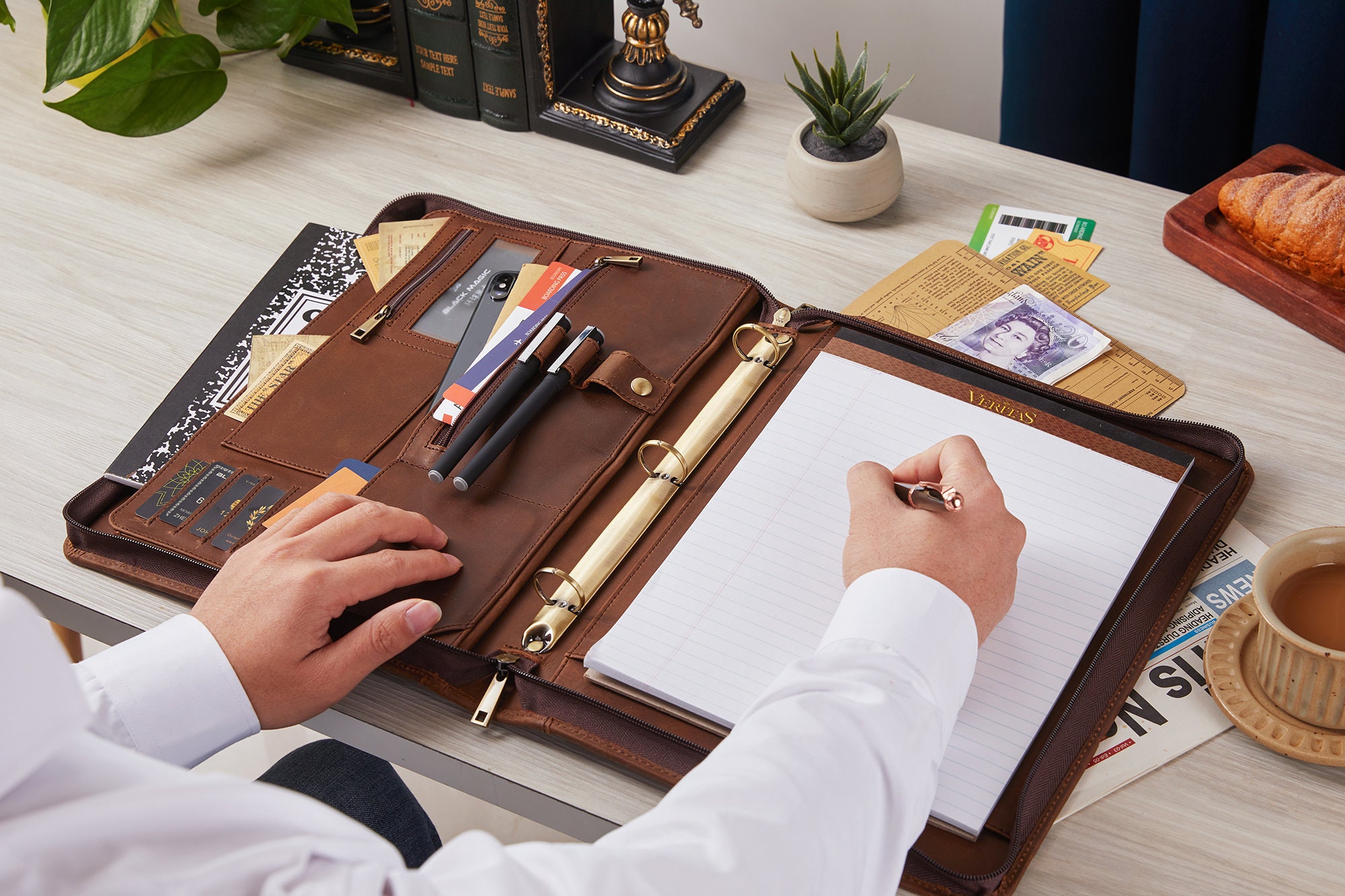 Portfolio with Name/Logo Personalized Leather Portfolio Gift for ...