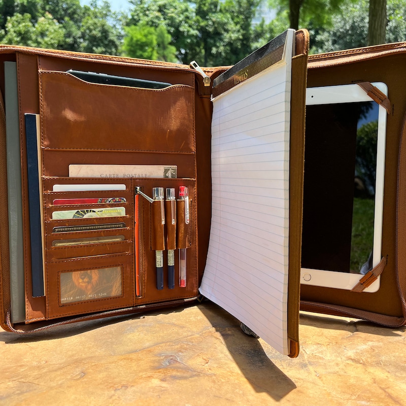 Leather Padfolio - Etsy