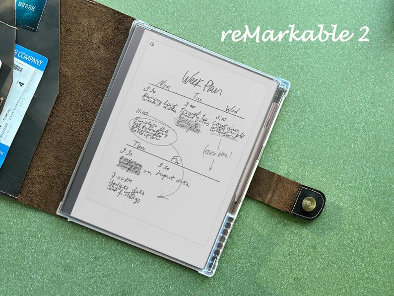 Personalized Leather Case for Remarkable 2, Remarkable Paper Pro Cases ...