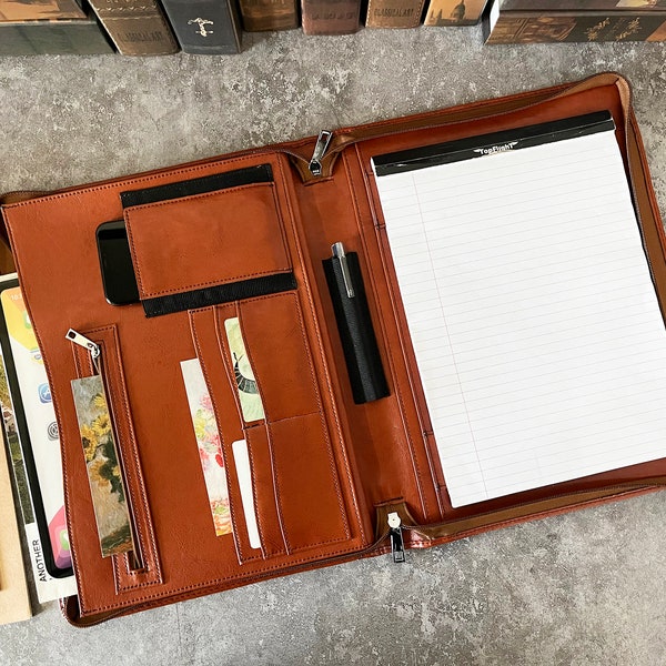 Leather Padfolio - Etsy