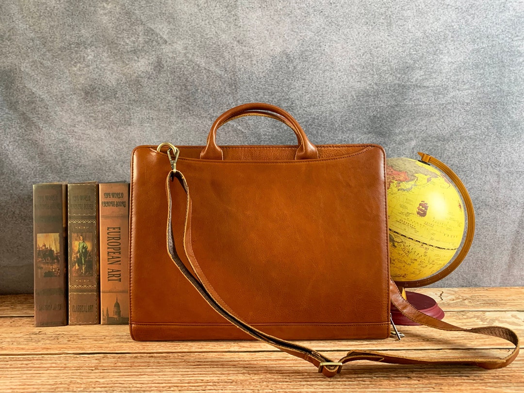 Personalized Leather Portfolio For Men Leather Portfolio Organizer Leather Padfolio With