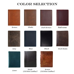 Personalized Leather Portfolio for Men Custom Leather - Etsy