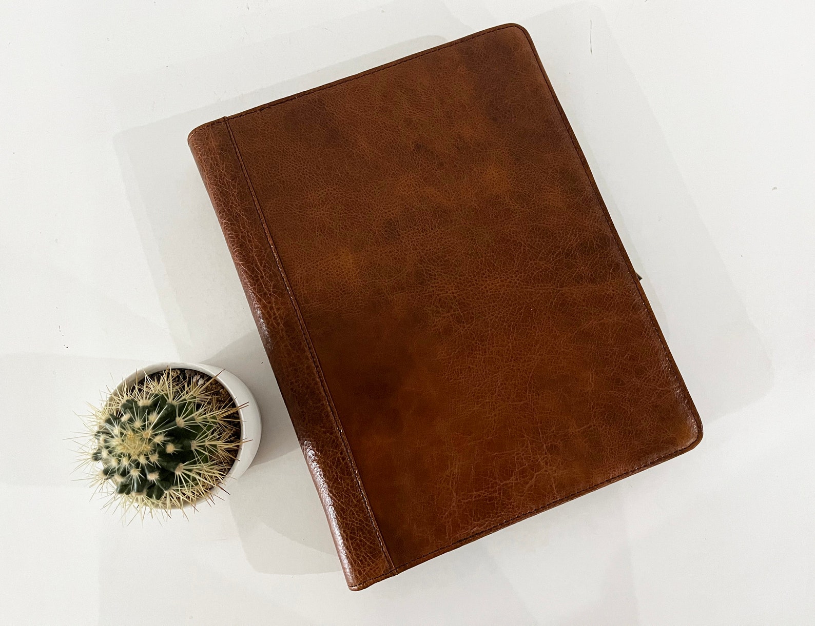 Personalized Leather Portfolio for Men Custom Leather - Etsy