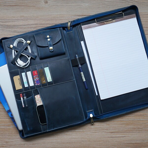 Leather Padfolio - Etsy