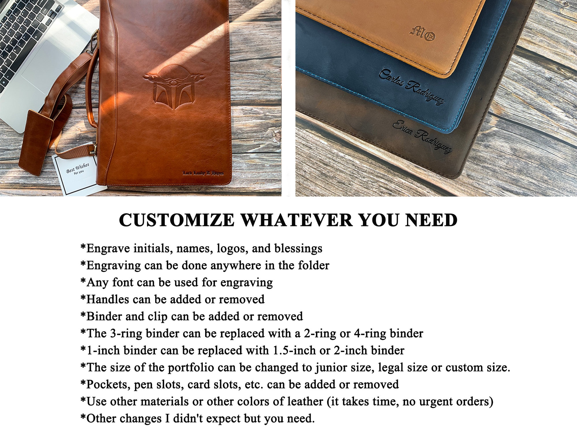 Personalized Checkbook Case, Check Book Holder, Leather Long Checkbooks ...