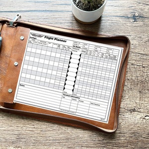 Personalized Leather Pilot Log Book Binder,custom Leather Pilots Logs ...