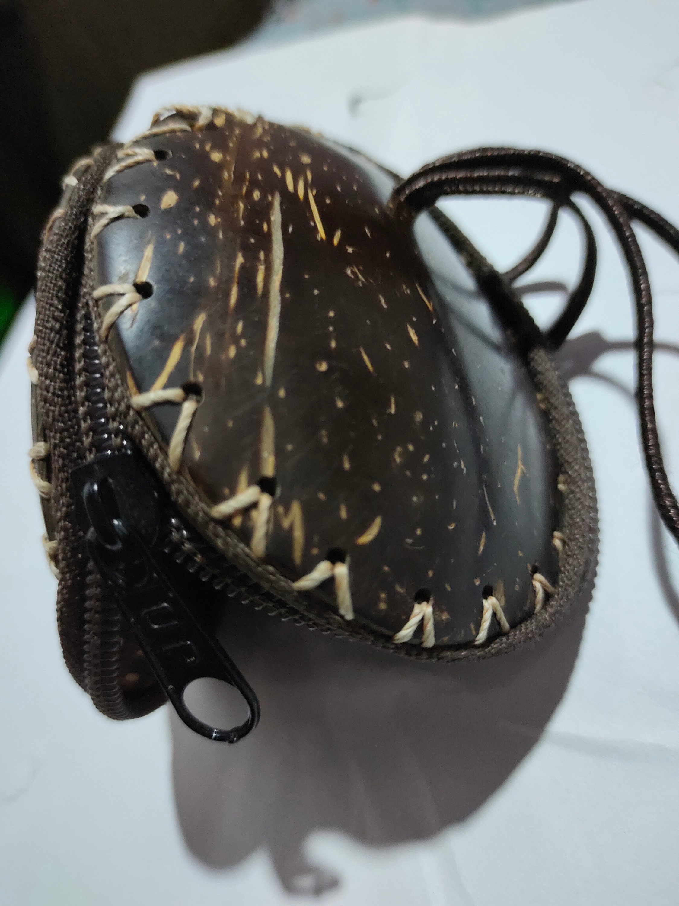 Handmade Natural Coconut Shell small shoulder Wallet Purse | Etsy