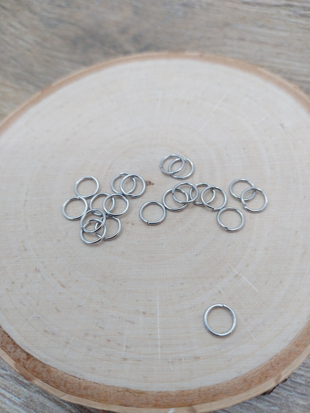 SILVER 12mm Stainless Steel Jump Rings 100 Pieces Surgical - Etsy