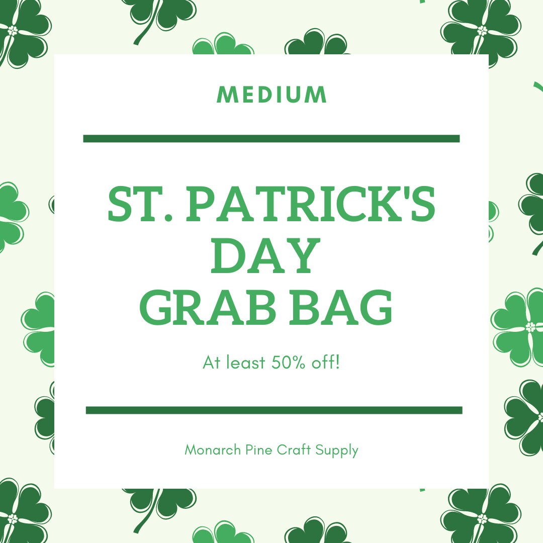 MEDIUM St. Patrick's Day Surprise Grab Bag ships Quickly, Acrylic ...