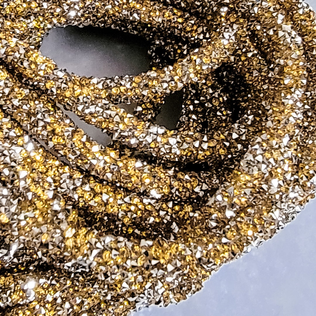 Gold and Silver Mix Chunky Rhinestone Glitter Cord Glitter Cord 6 1 ...