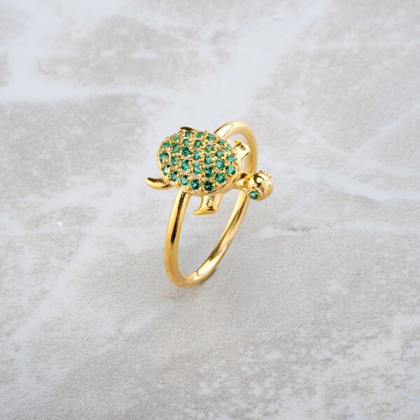 Sea Turtle Ring - Etsy