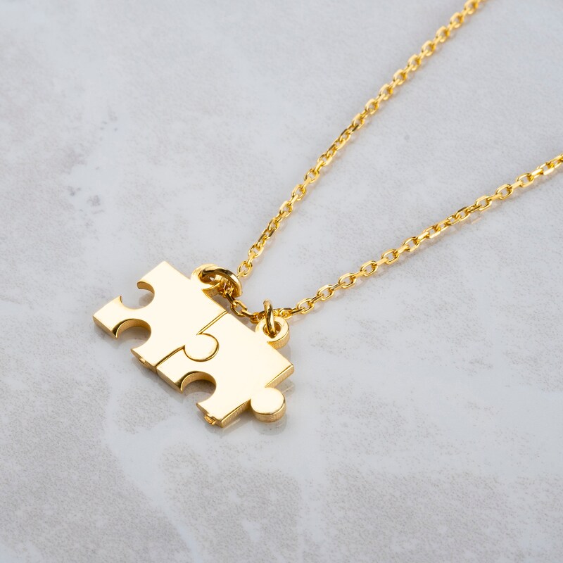 Puzzle Necklace - Etsy