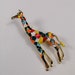Giraffe Brooch, Vintage Wild Animal Jewelry, Colorful Enamel Brooch ...