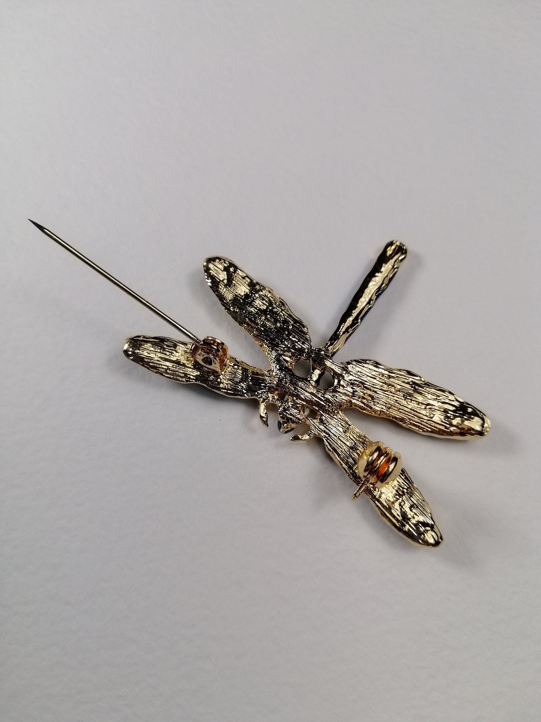 Dragonfly Brooch, Vintage Brooch for Jacket, Insect Brooch, Funny ...