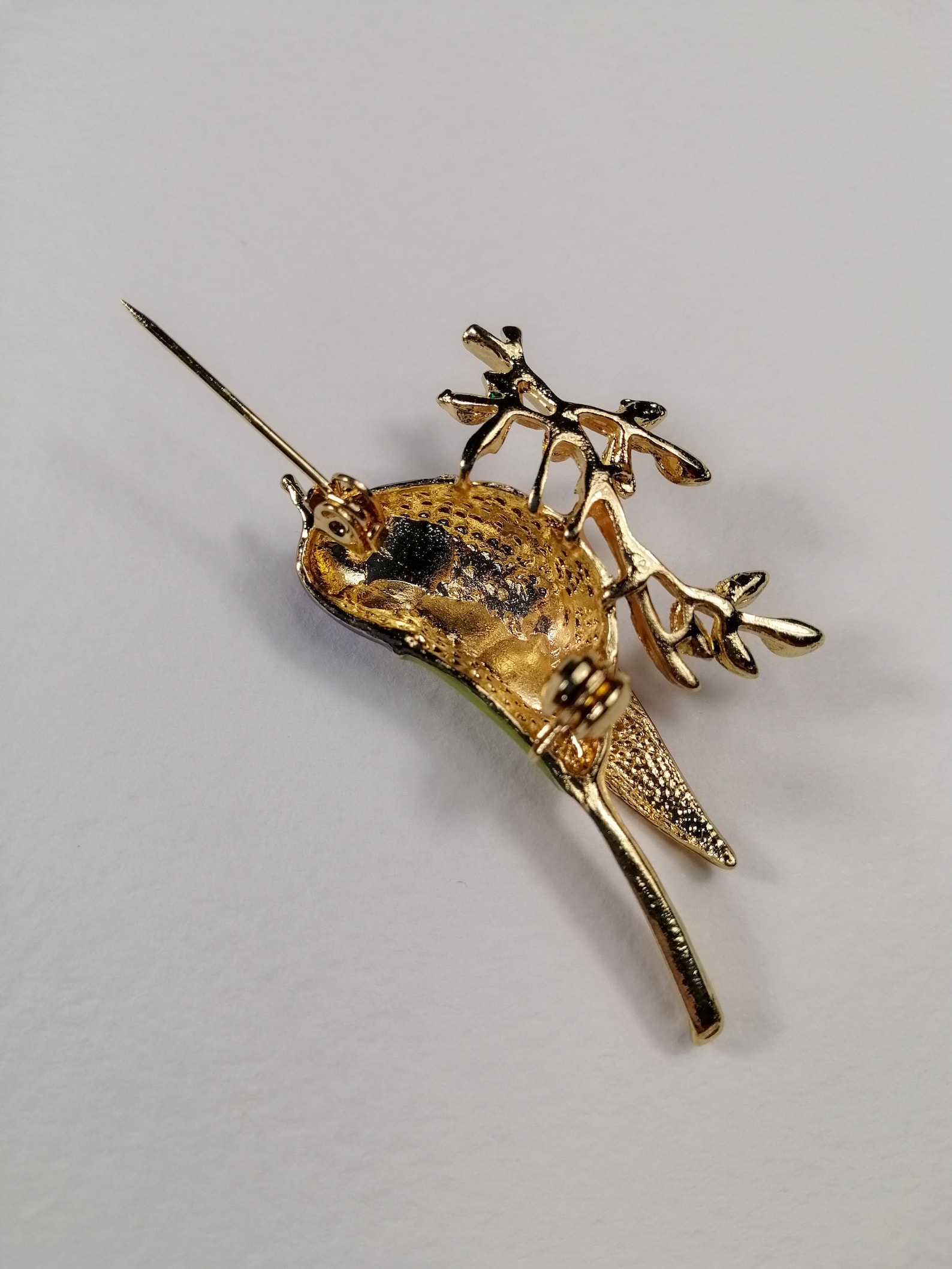 Bird Brooch, Vintage Enamel Brooch, Nature Lover Gifts, Elegant ...