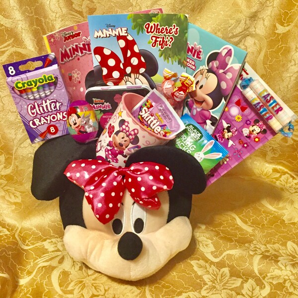 Minnie Mouse Basket - Etsy
