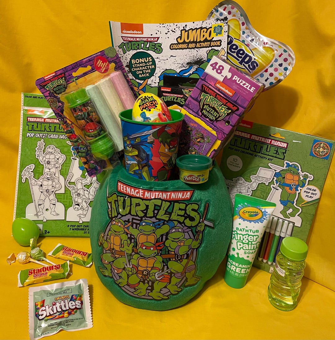Ninja TURTLES EASTER: TMNT Activity Book, Cup, Puzzle, Pop Out Set ...