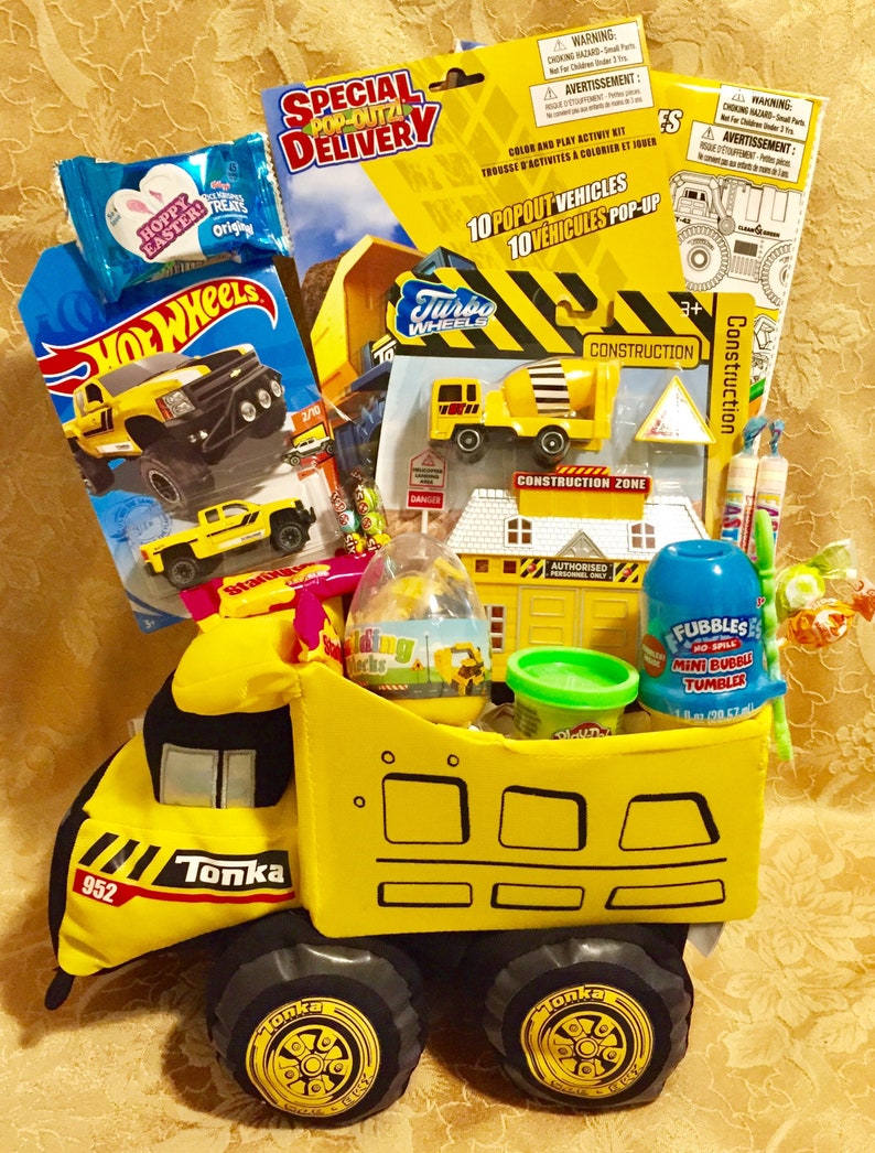 TONKA TRUCK Gift Basket TONKA: Colorforms Activity Set - Etsy