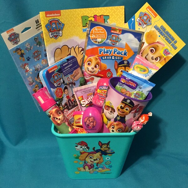 Paw Patrol Easter Basket - Etsy