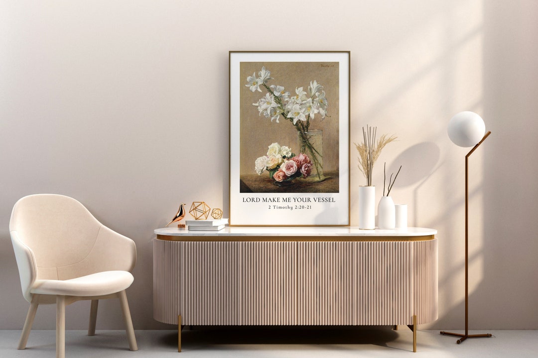 Make Me Your Vessel | Modern Scripture Decor | Bible Verse Prints ...