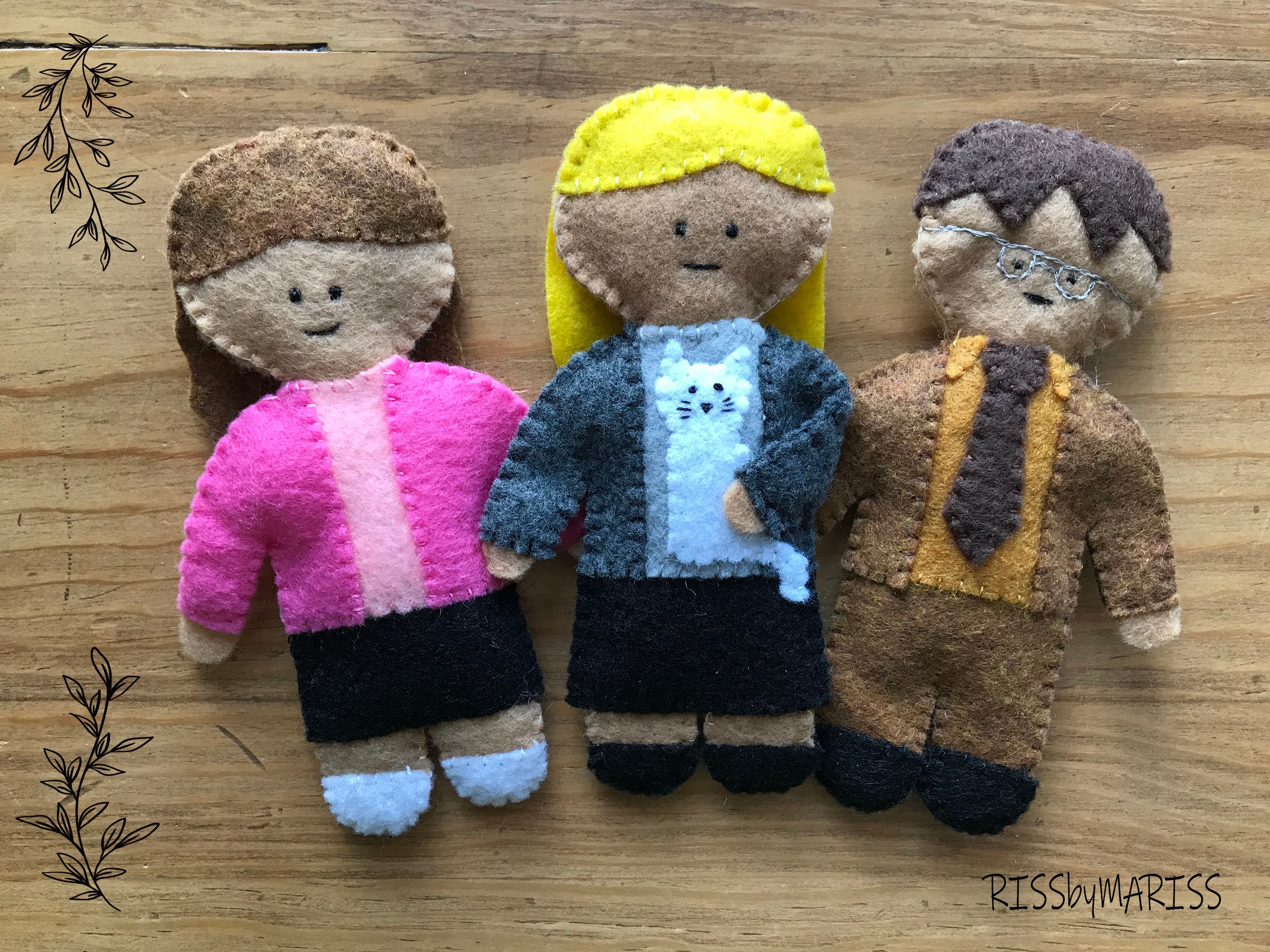 The Office Felt Ornaments - Etsy