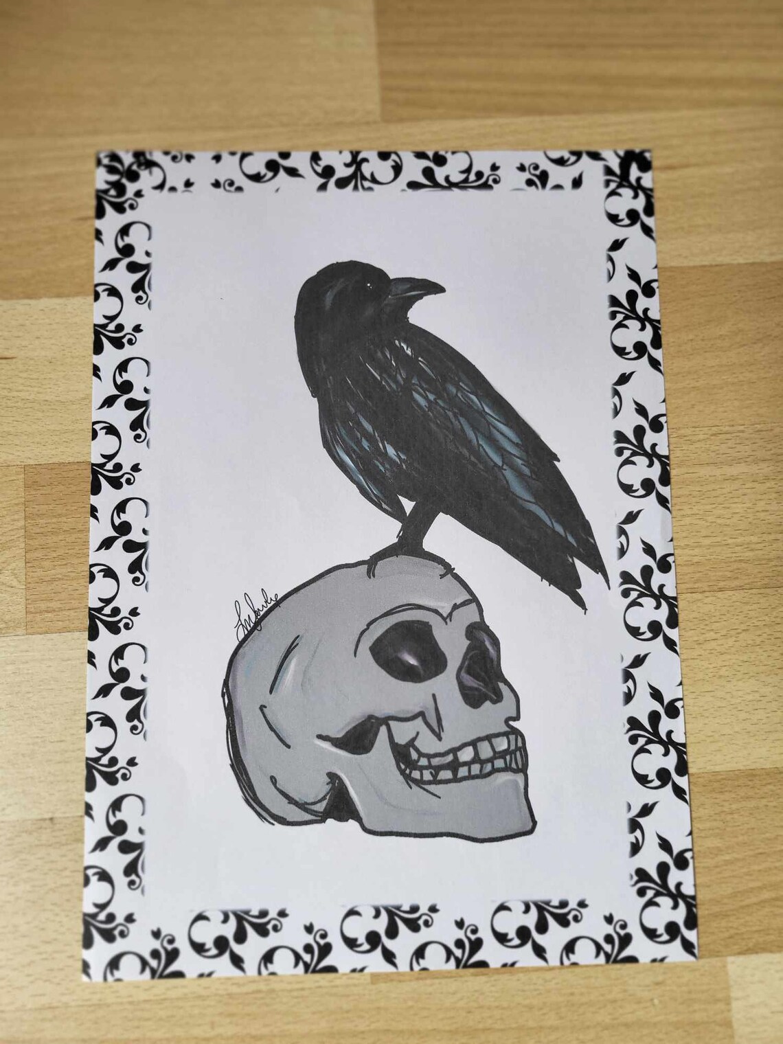 The Crow and His Perch - Etsy