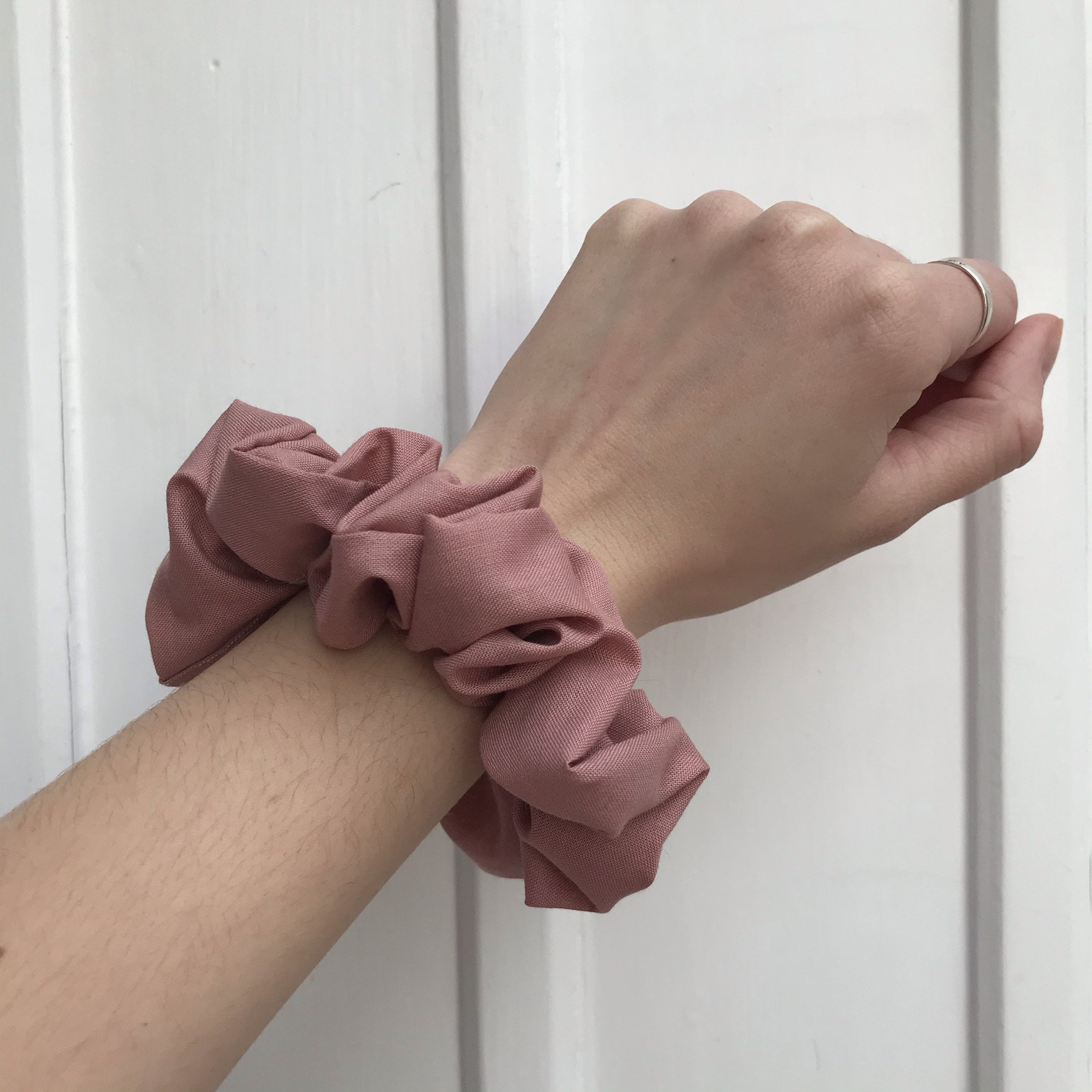 Dusky Pink Cotton Mask and Scrunchie Dusky Pink Cotton Face Mask ...