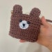 Mini Teddy Bear Bag,girl Bag,mini Kid Crossbody Handbag,little Girls ...