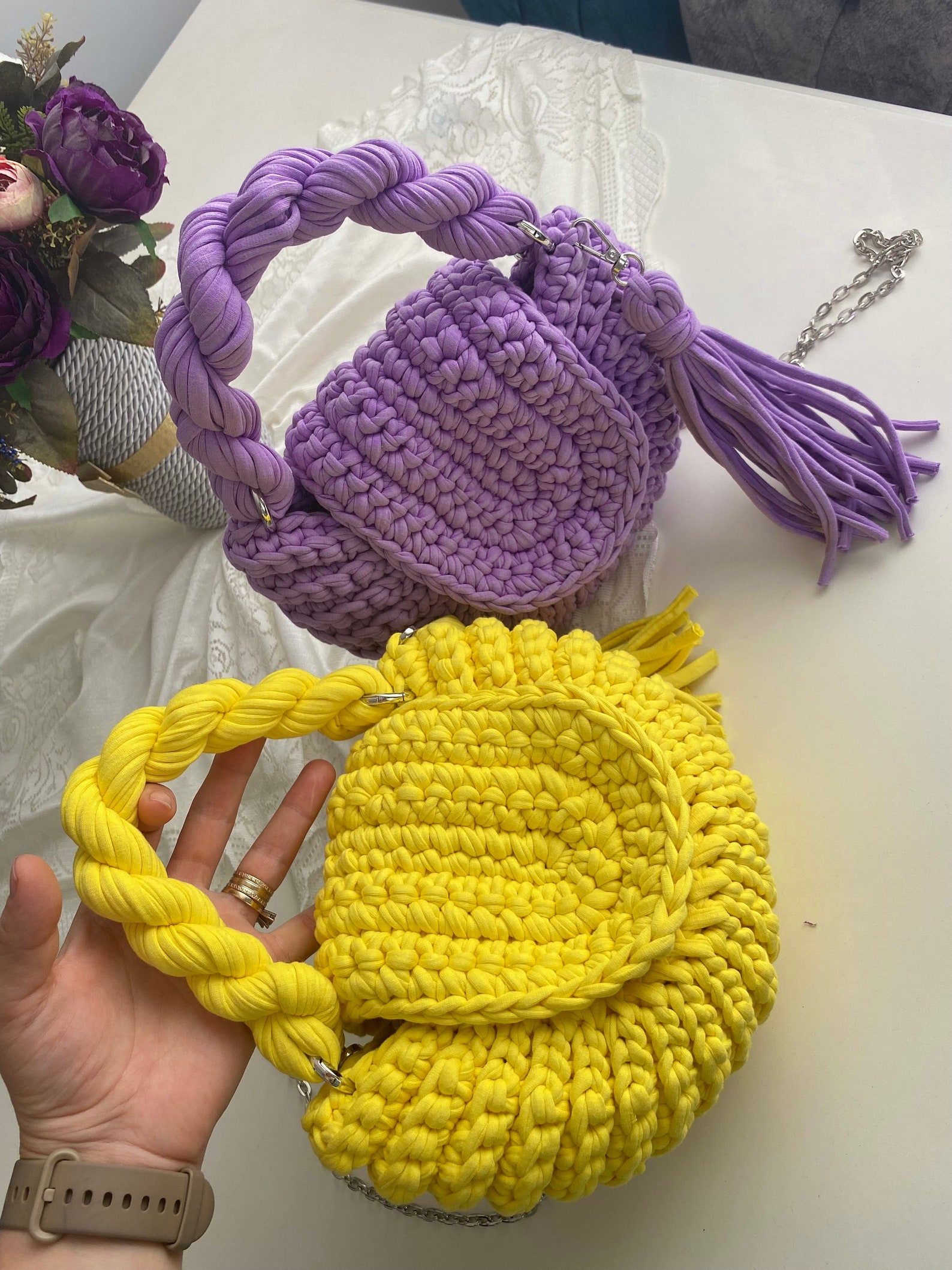 Summer Sea Shell-shaped Crochet Bag,shell Bag,crochet Shell Bag,crochet ...