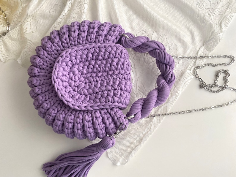 Summer Sea Shell-shaped Crochet Bag,shell Bag,crochet Shell Bag,crochet ...