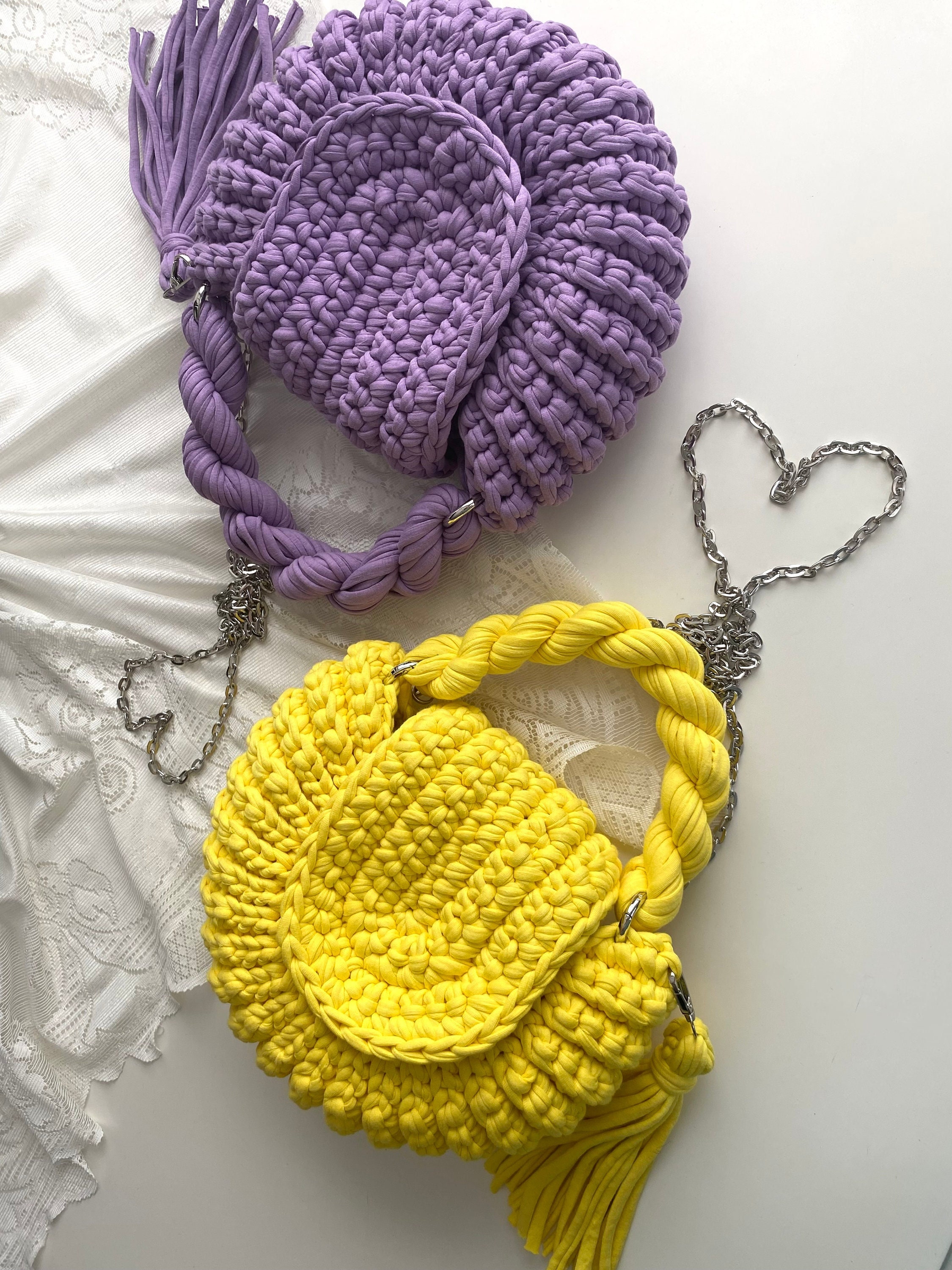 Summer Sea Shell-shaped Crochet Bag,shell Bag,crochet Shell Bag,crochet ...