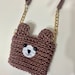 Mini Teddy Bear Bag,girl Bag,mini Kid Crossbody Handbag,little Girls ...