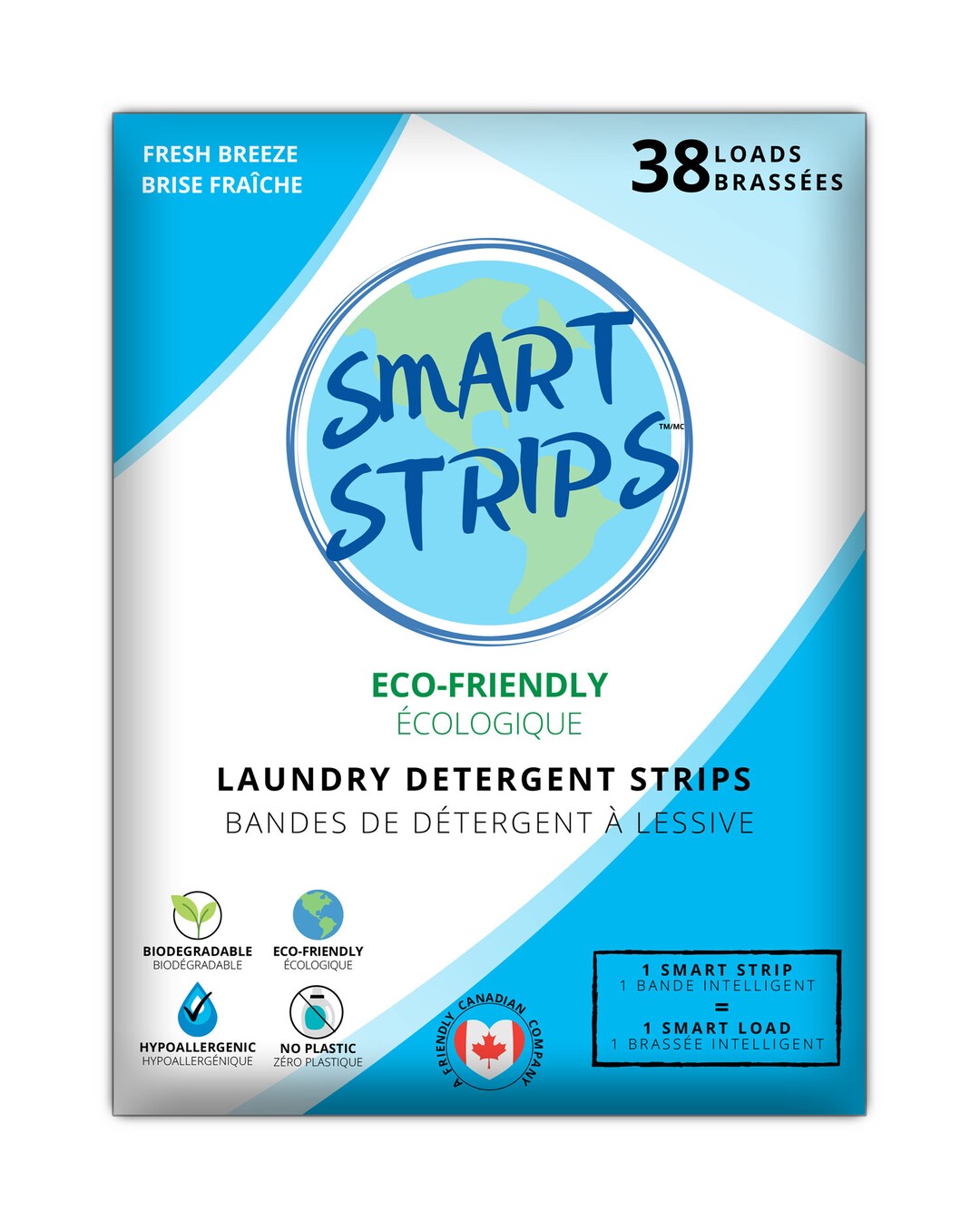 Smart Strips™ Fresh Breeze (38loads) Laundry Detergent Sheets - Etsy