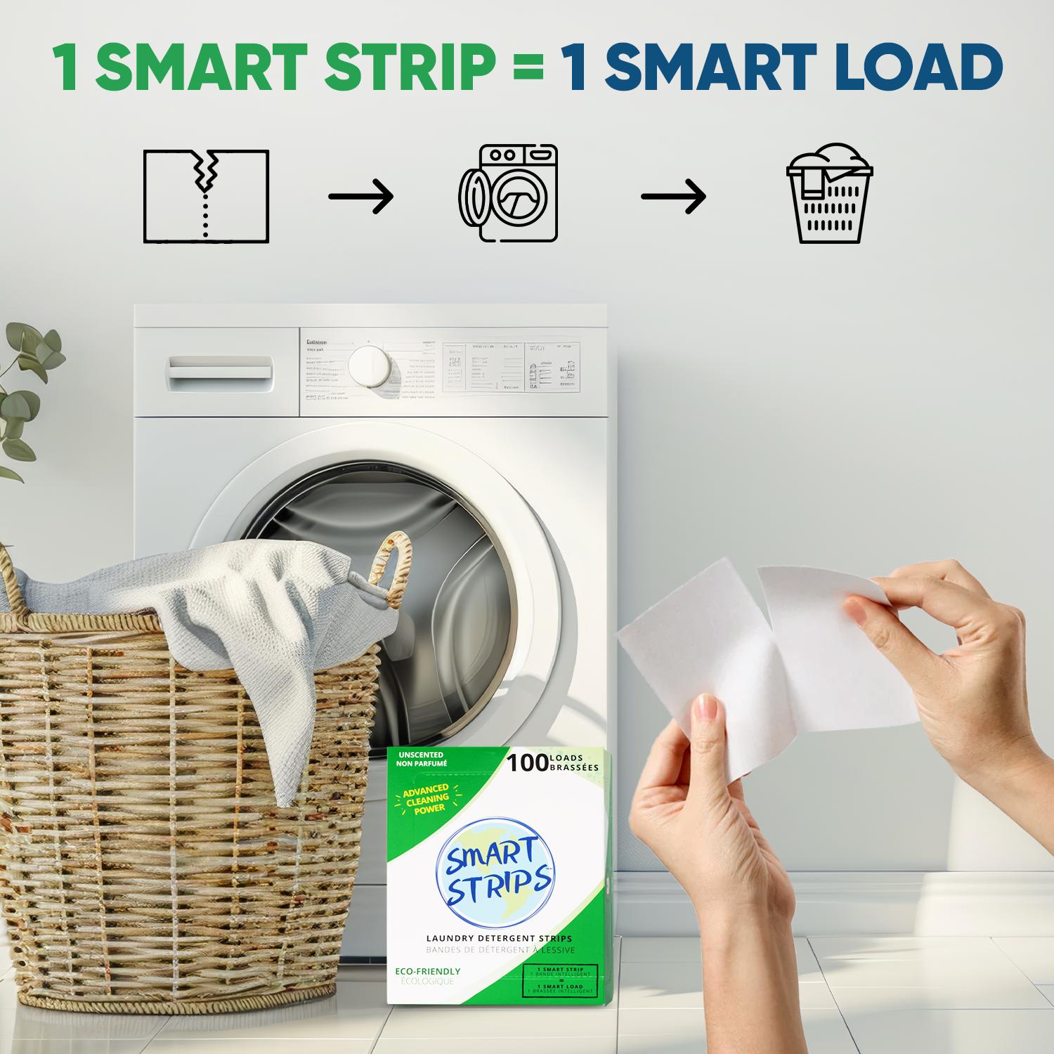 Smart Strips™ Fresh Breeze (100 Loads) - Laundry Detergent Sheets - Etsy