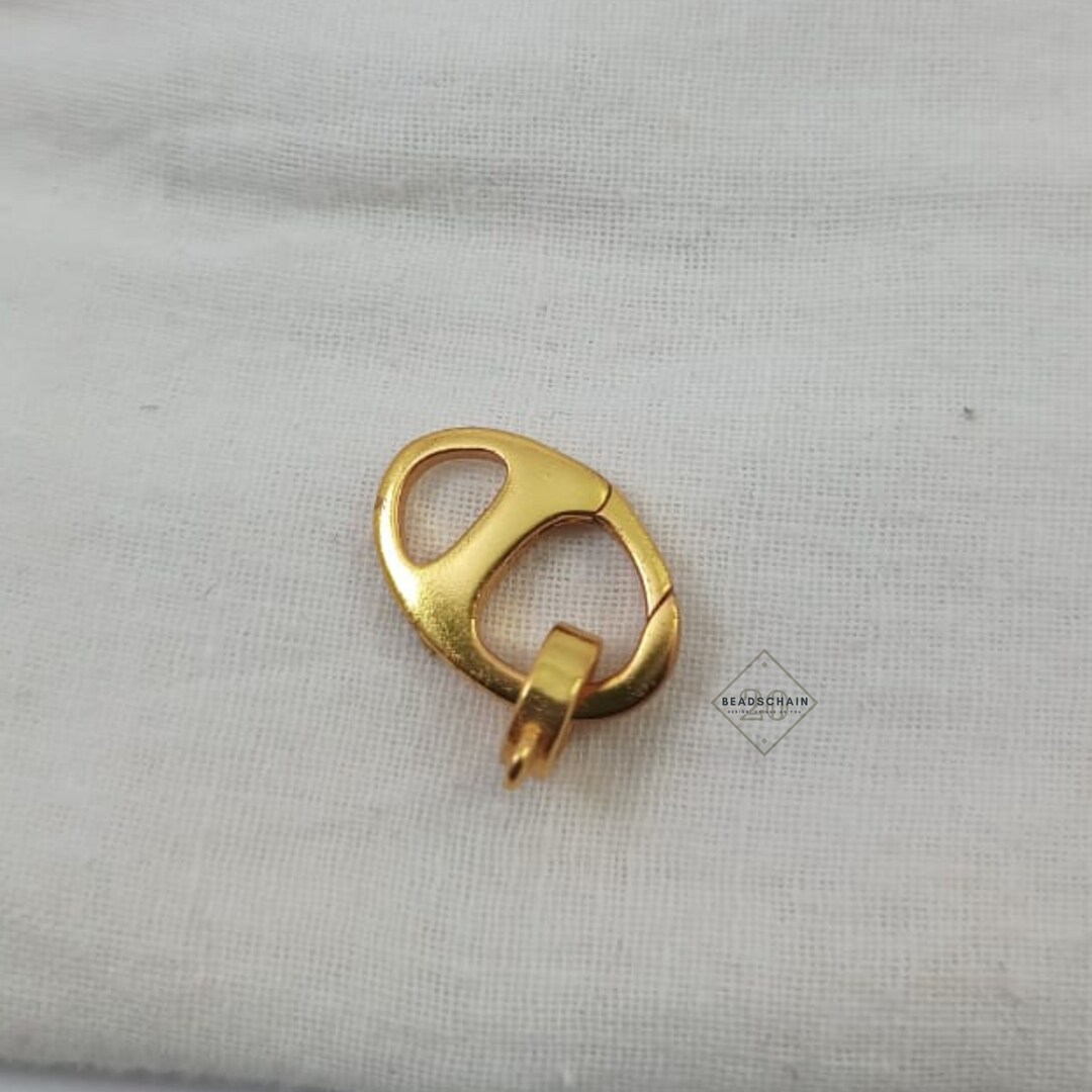 Gold Filled Clasp by Beadschain20 • Long Clasp • Dainty Clasp Lock - Etsy