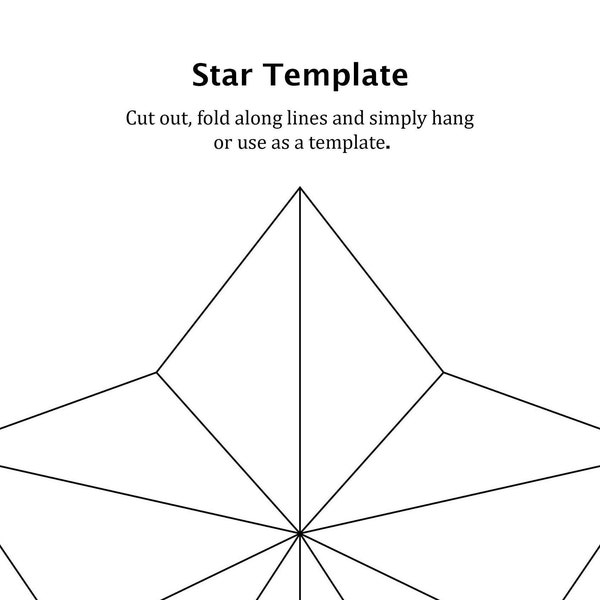 Hanging Paper Star - Etsy