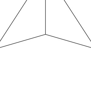 Star Template 2D / 3D A4 Design Paper / Card Print Cut Out Template ...