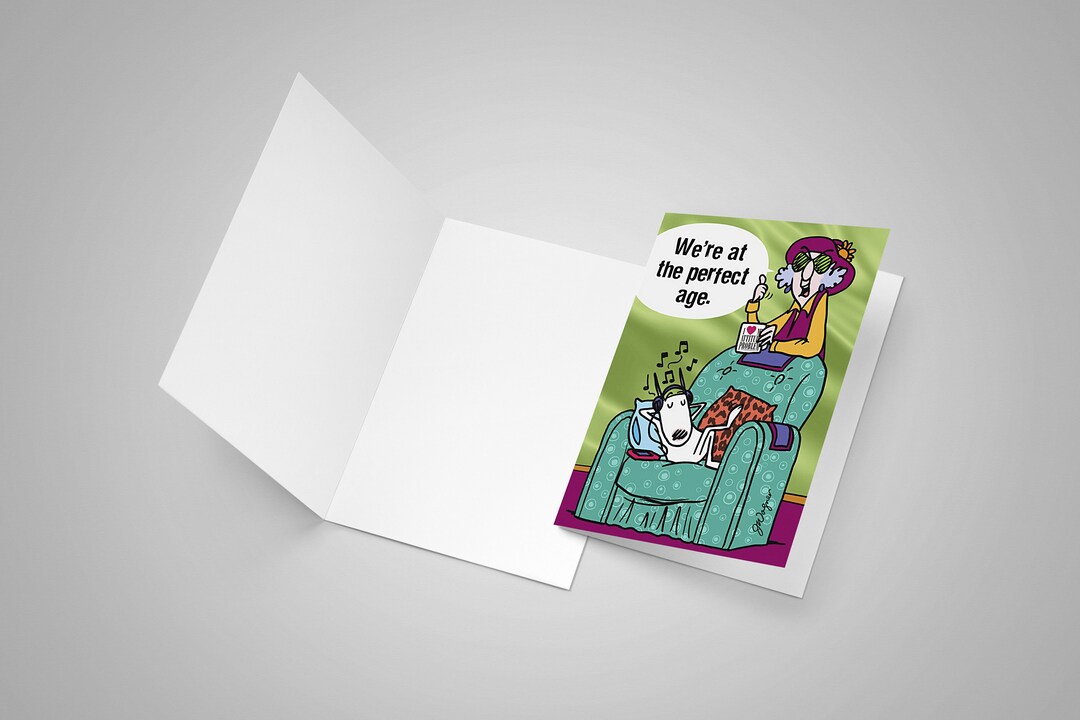 Ageing Gracefully Colourful Birthday Card C5 A5 Cards - Etsy